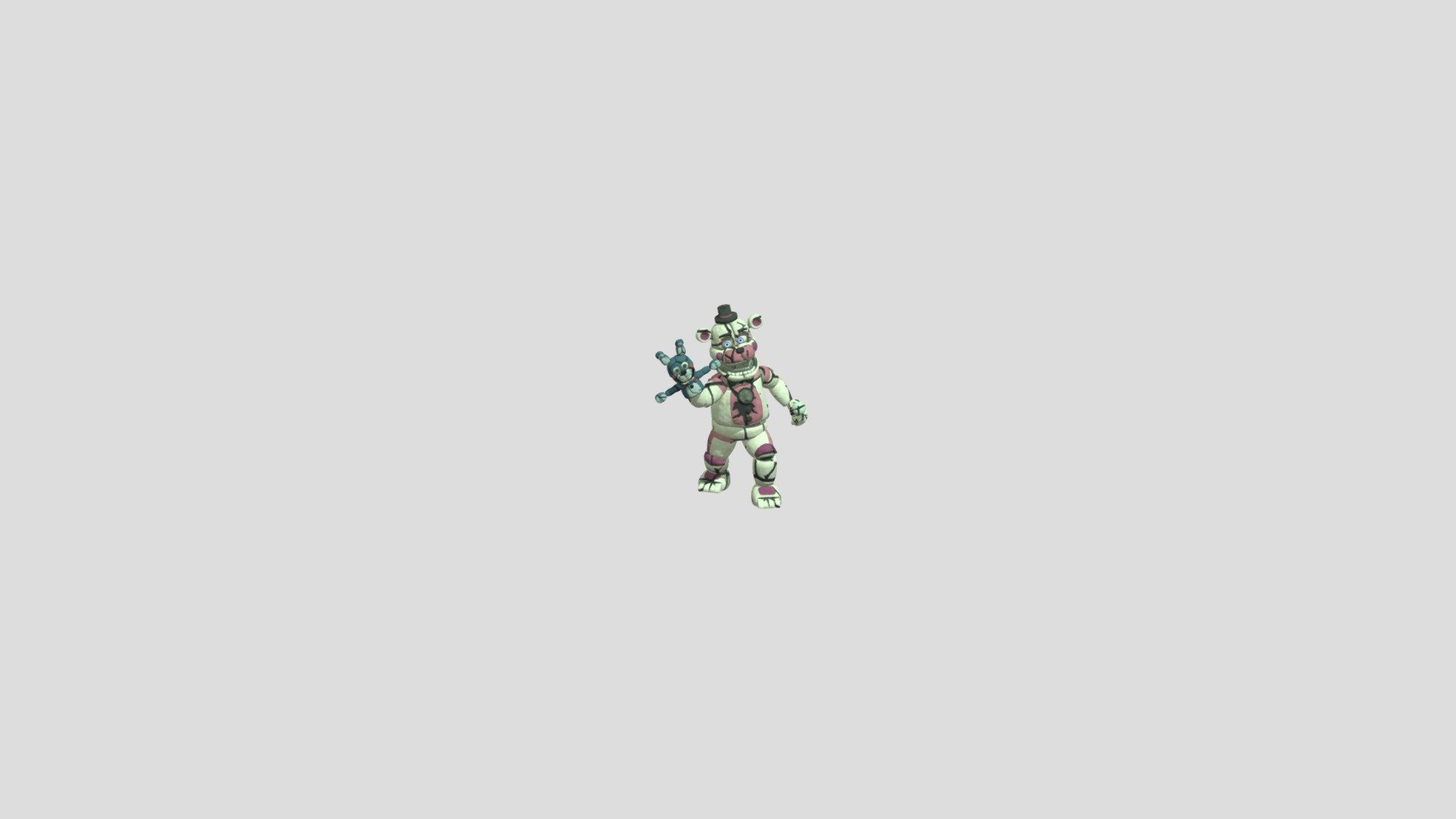 Rotten funtime fredboi (fnaf ar skin concept) - Download Free 3D model ...