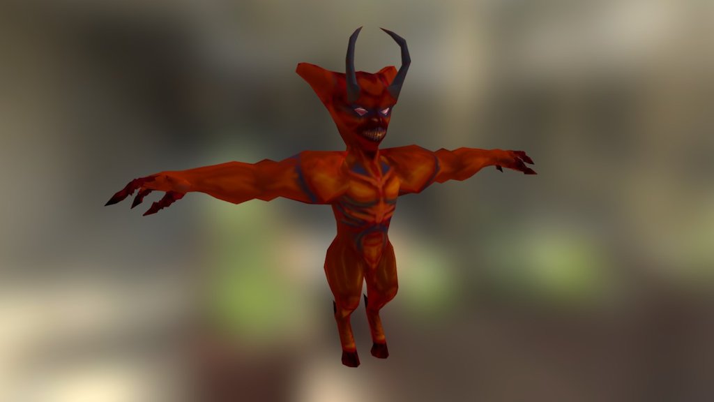 Game Jam Demon - 3D model by ÄlveKatt (@alvekatt) [9e75207] - Sketchfab