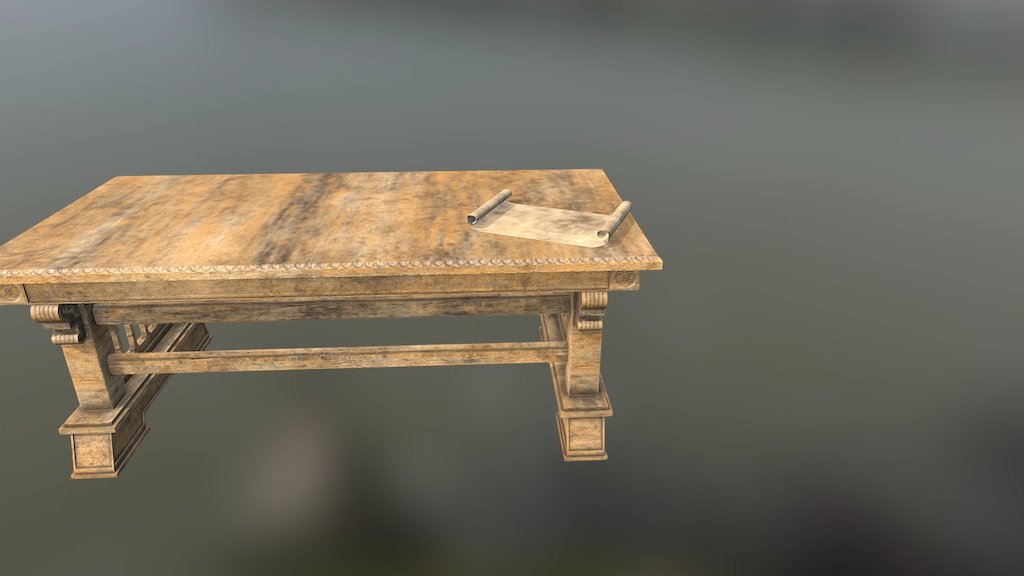 Victorian Table - 3D model by Tiago Pereira (@ViperCoding113) [9e75c97 ...