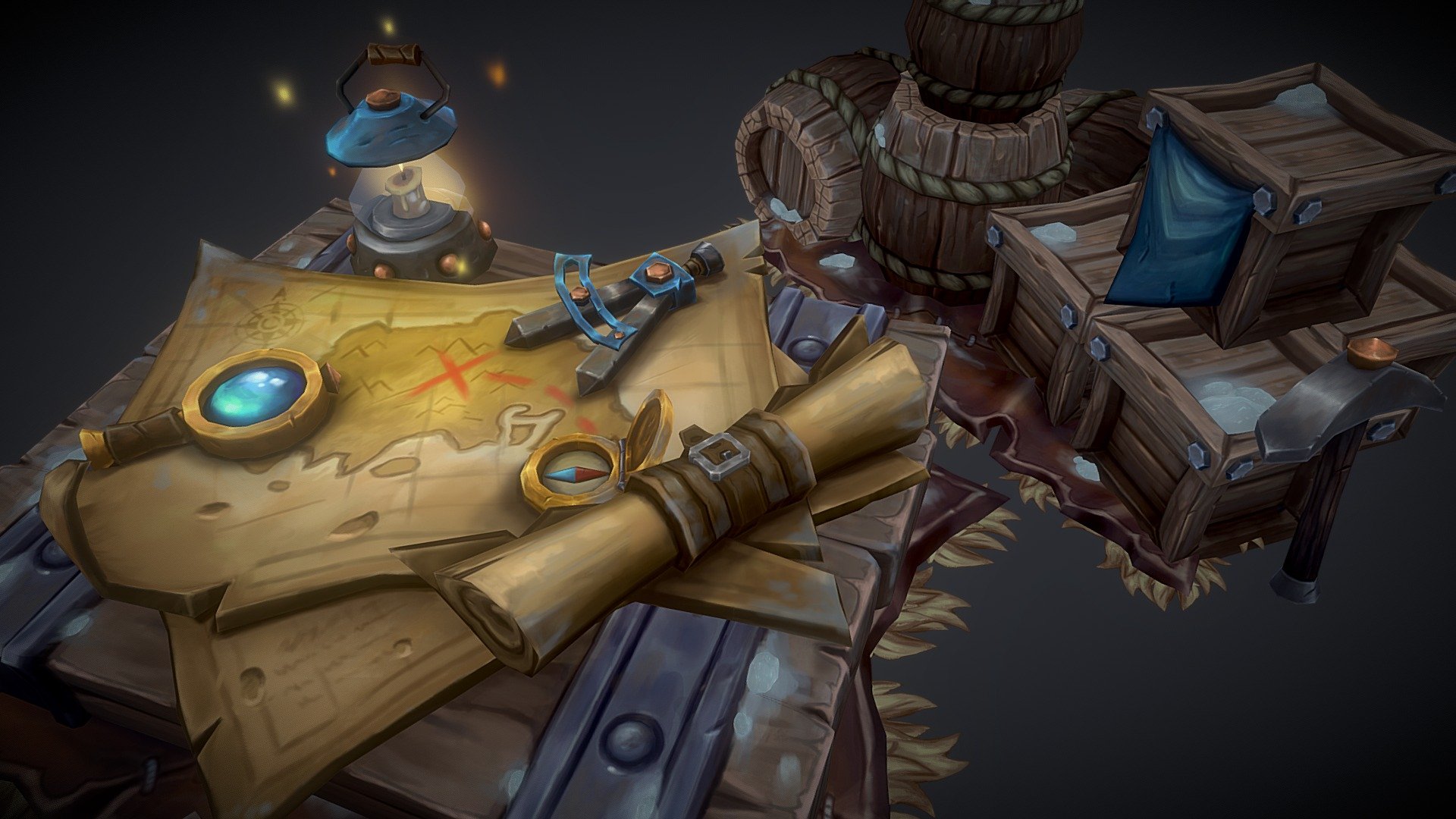Exploring Northrend - 3D model by Ellis Tamarin (@Ellistman) [9e765fe ...