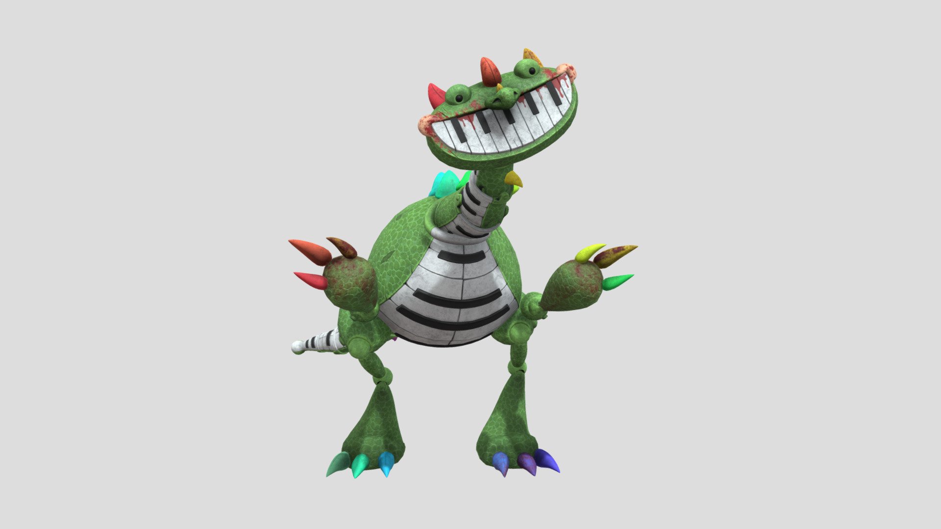 Poppy Playtime Chapter 4 | Pianosaurus - Download Free 3D model by ...