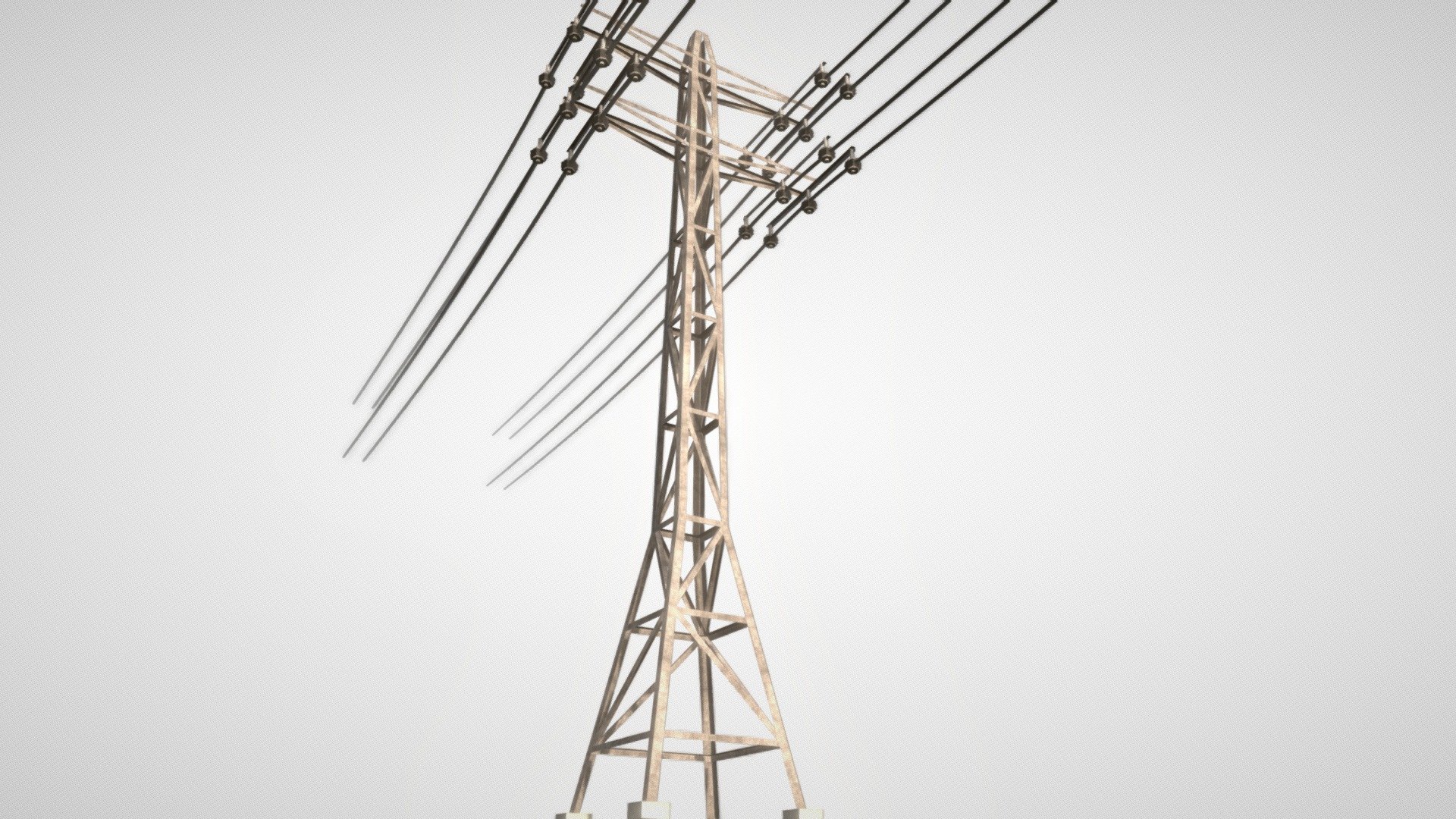 Electric Tower (Low Poly) - Buy Royalty Free 3D model by onisproject ...