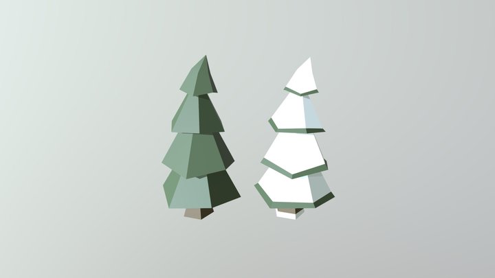 Low-poly-tree 3D models - Sketchfab