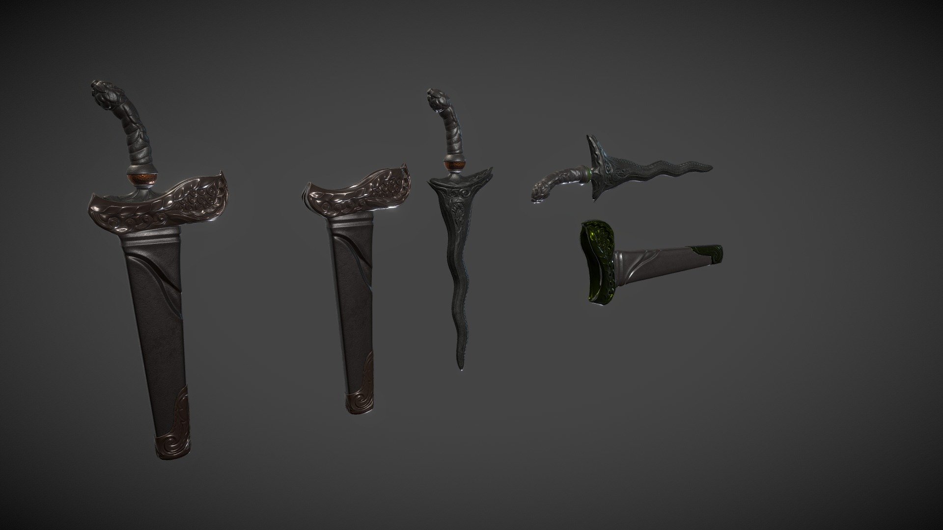 Keris Imperial Guard model - Buy Royalty Free 3D model by sribimo.el ...