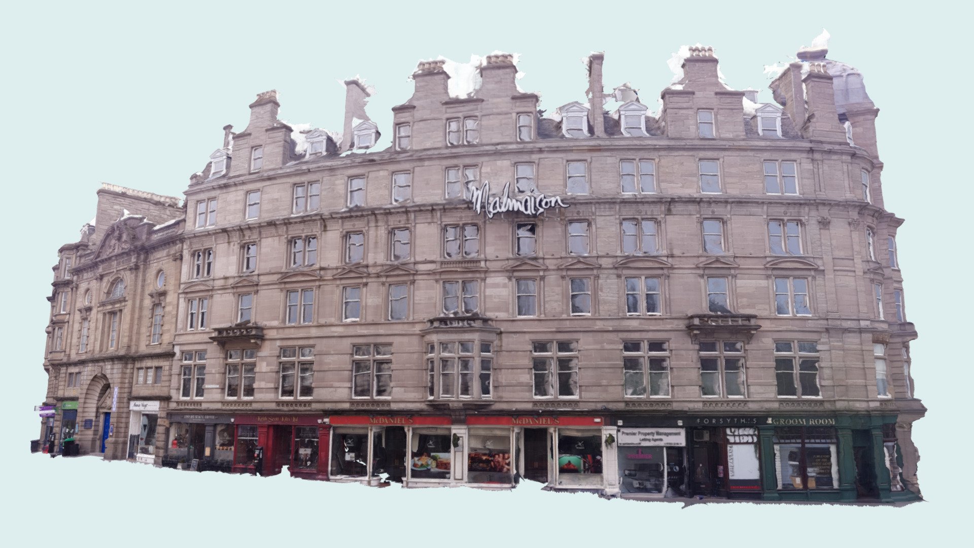 Dundee, city centre (Block E, WhiteCr) - Download Free 3D model by ...