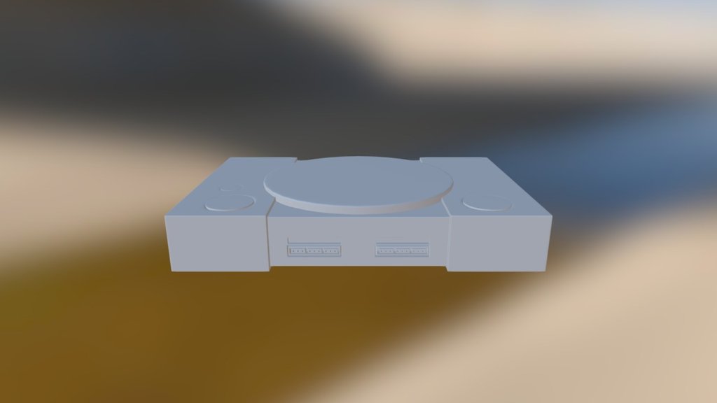 High Poly PlayStation - 3D model by wunjox [9e7b327] - Sketchfab