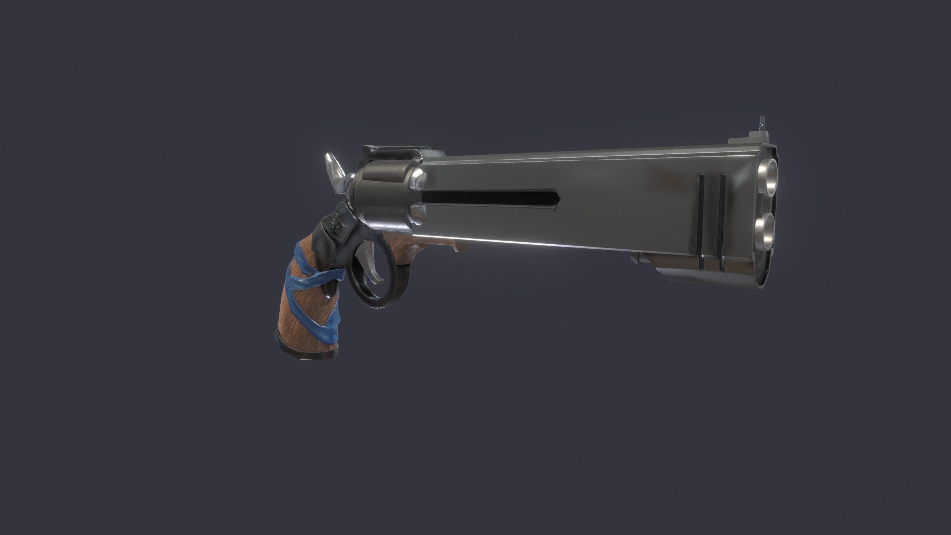 sci-fi pistol - 3D model by k.tyumencev [9e7c69d] - Sketchfab
