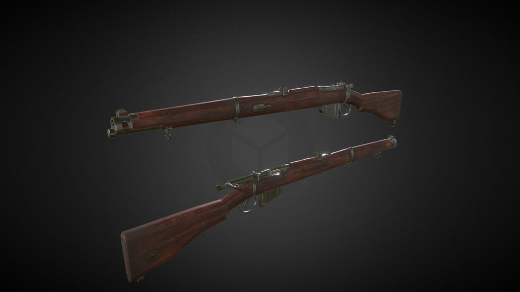 Lee Enfield SMLE 3 - 3D model by devinnewman [9e7cdbd] - Sketchfab