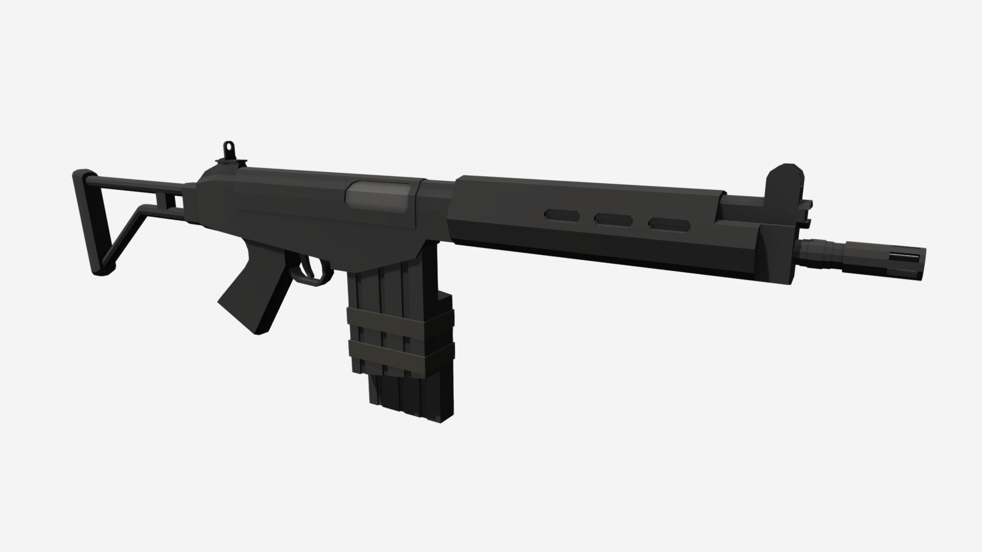 Low Poly FN FAL Para - 3D model by samanthacford [9e7cdf9] - Sketchfab