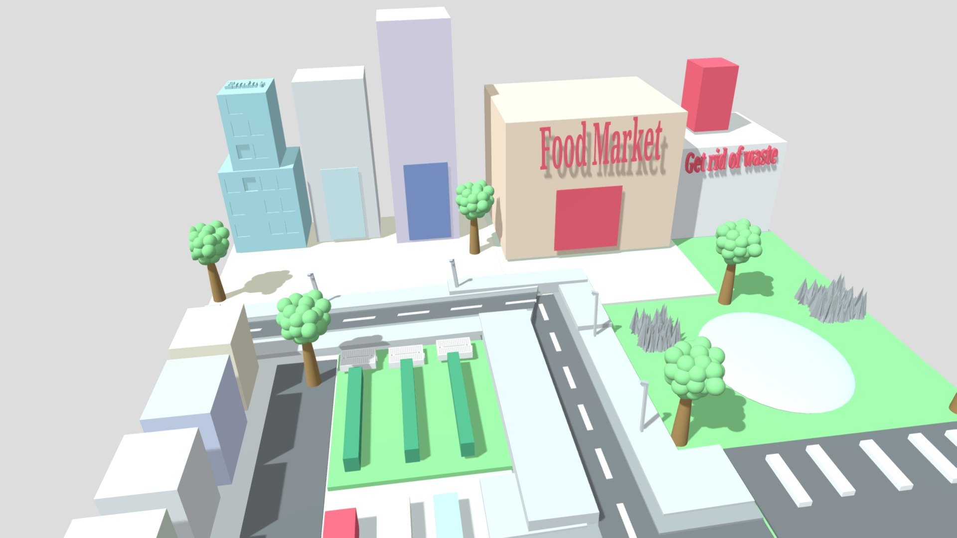 AR City - Download Free 3D model by ethompson1 [9e7d462] - Sketchfab