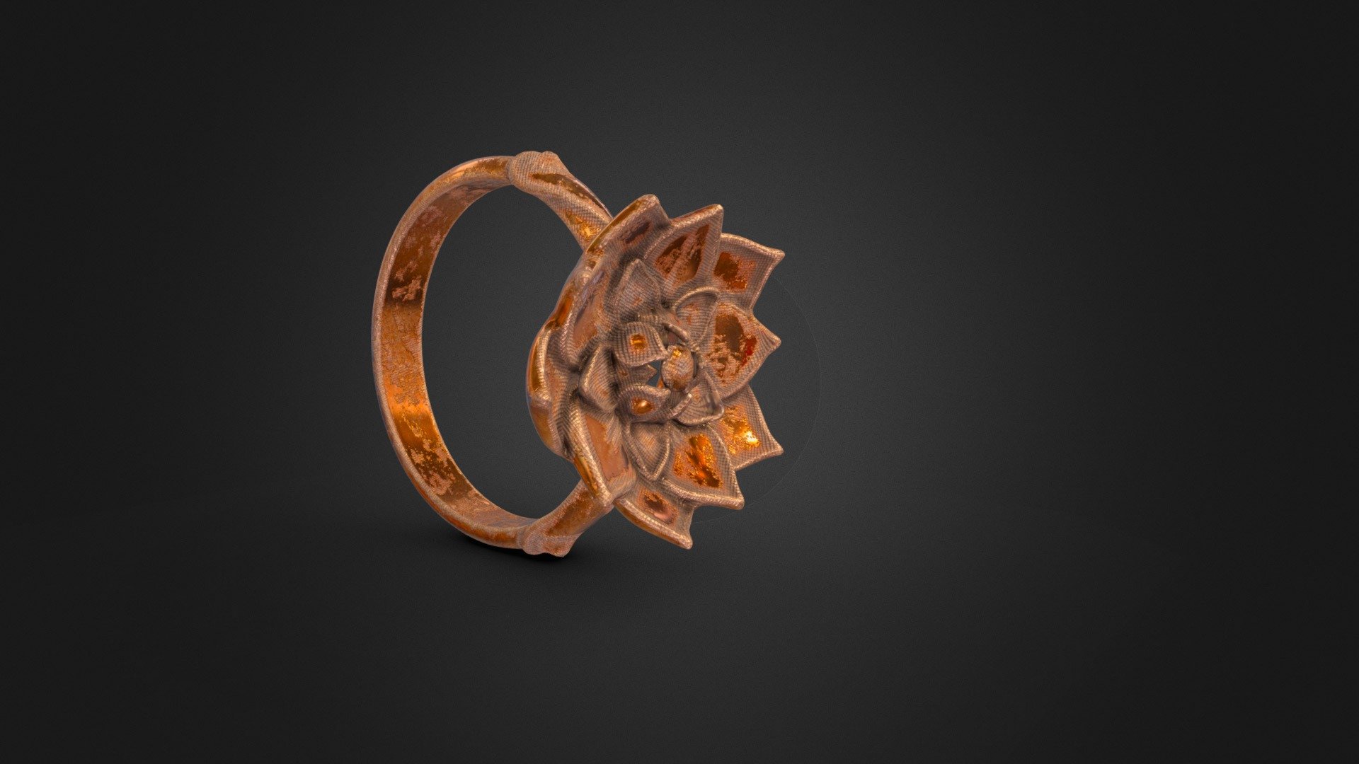 Ancient OLD Flinger Ring 3D Model - 3D model by Kailash H Kanojia ...