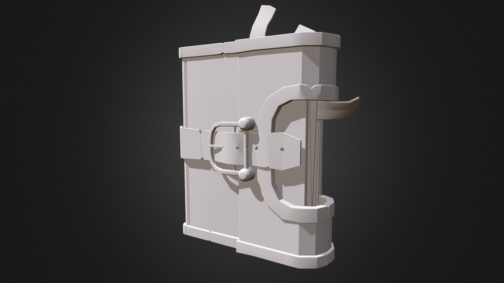 Book Type 5 Simple model - 3D model by mrpavon3d [9e8232a] - Sketchfab