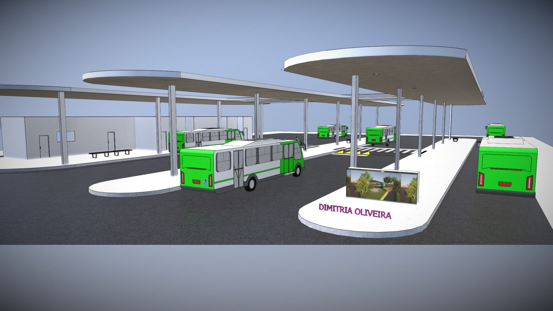terminalprojetourbano - 3D model by dimitria [9e8349f] - Sketchfab