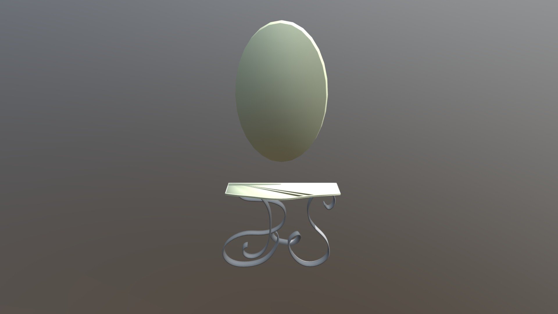Table And Mirror -35 - 3D model by saeedpeyda [9e85f10] - Sketchfab