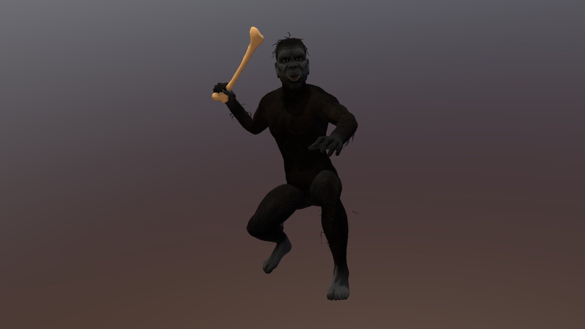 Stanley Kubrick Ape [VRCHAT 2017] - 3D model by Æmotion (@AEmotion ...