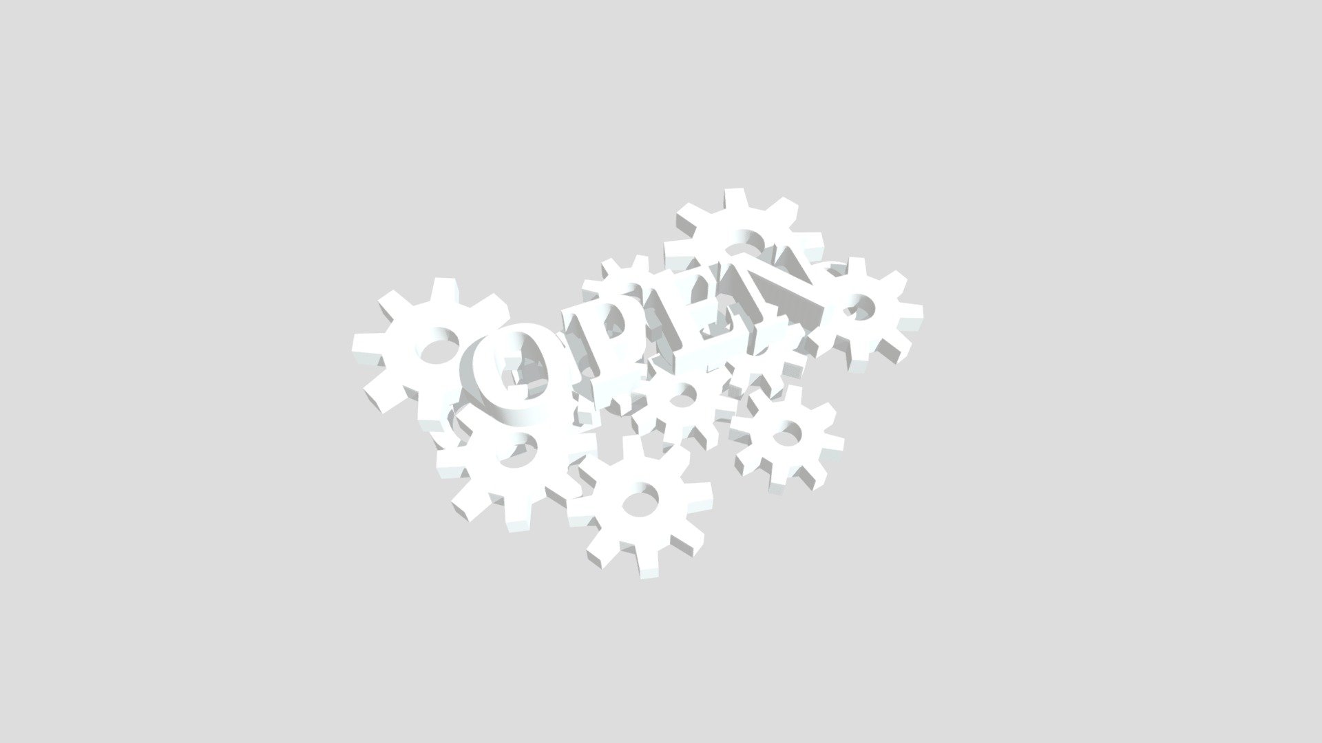 Open/Closed Sign - Download Free 3D model by UAB Repository ...