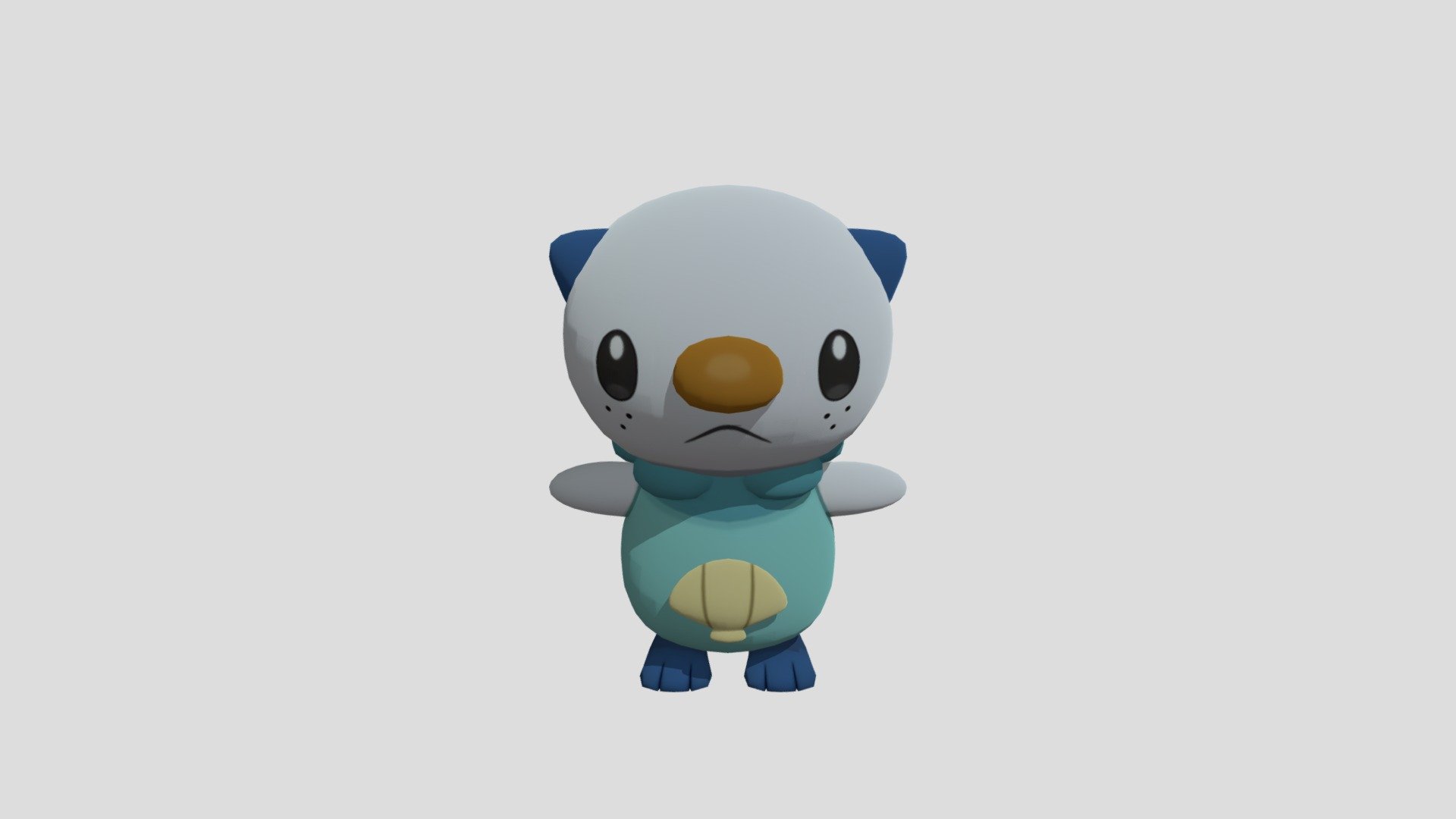 Oshawott - Download Free 3D model by Juliocesar Team 4 (@j7465711 ...
