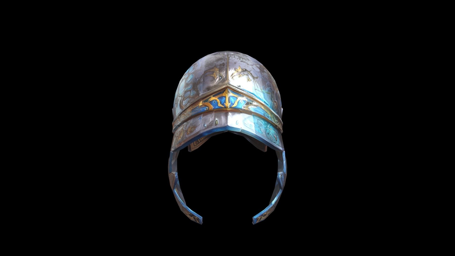 Meshy Helmet Fantasy Hallowed Helm - Download Free 3D model by klrxyz ...