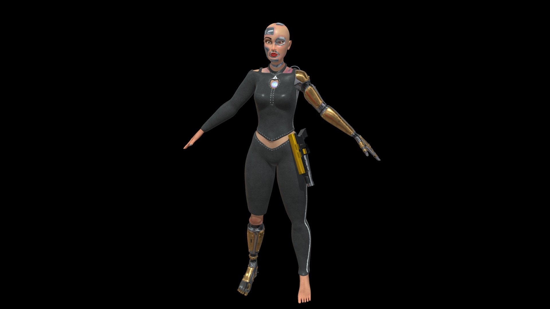 Cyborg_final - 3D model by Kaustubh (@kaustubh.lachake777) [9e87c82 ...