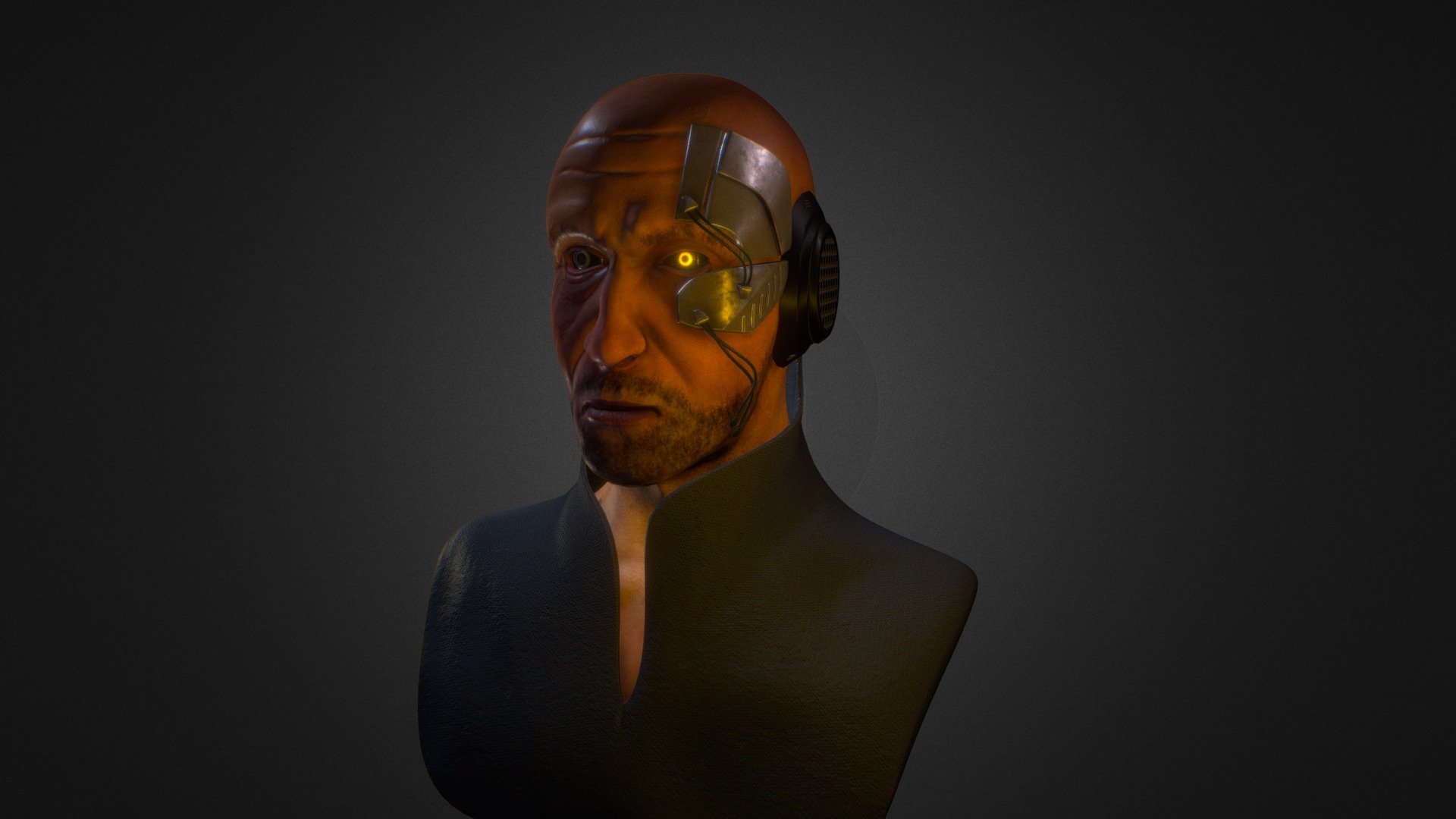 Cyber head - Download Free 3D model by shashkinv1ad [9e886d8] - Sketchfab
