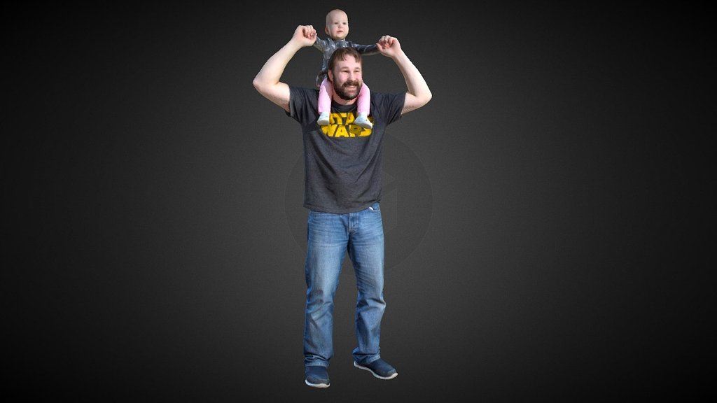 David and Louise - 3D model by Imagine3D [9e89310] - Sketchfab