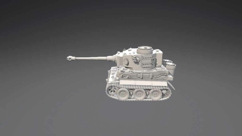 Mini Tiger Tank [WIP] - 3D model by Kyungbo918 [9e8b522] - Sketchfab