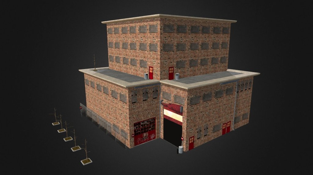 Building - 3D model by Game Ready Art (@jesperbj) [9e8cdb7] - Sketchfab