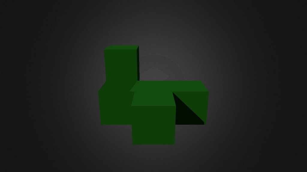 Puzzle Cube Green Partl MC - 3D model by schudha9 [9e8fbd1] - Sketchfab