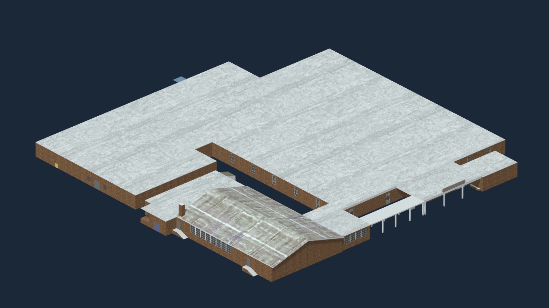 Hawkins High School - Download Free 3D model by Sea Land Air ...
