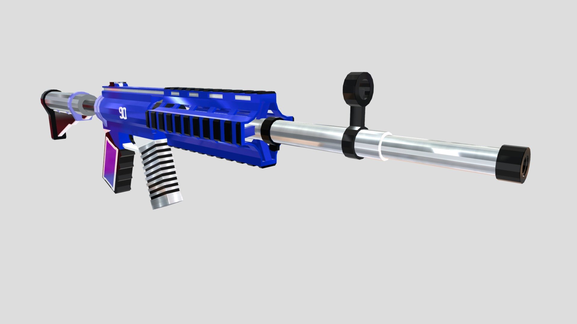 Rifle of AK90 - Download Free 3D model by anadhy [9e9012c] - Sketchfab