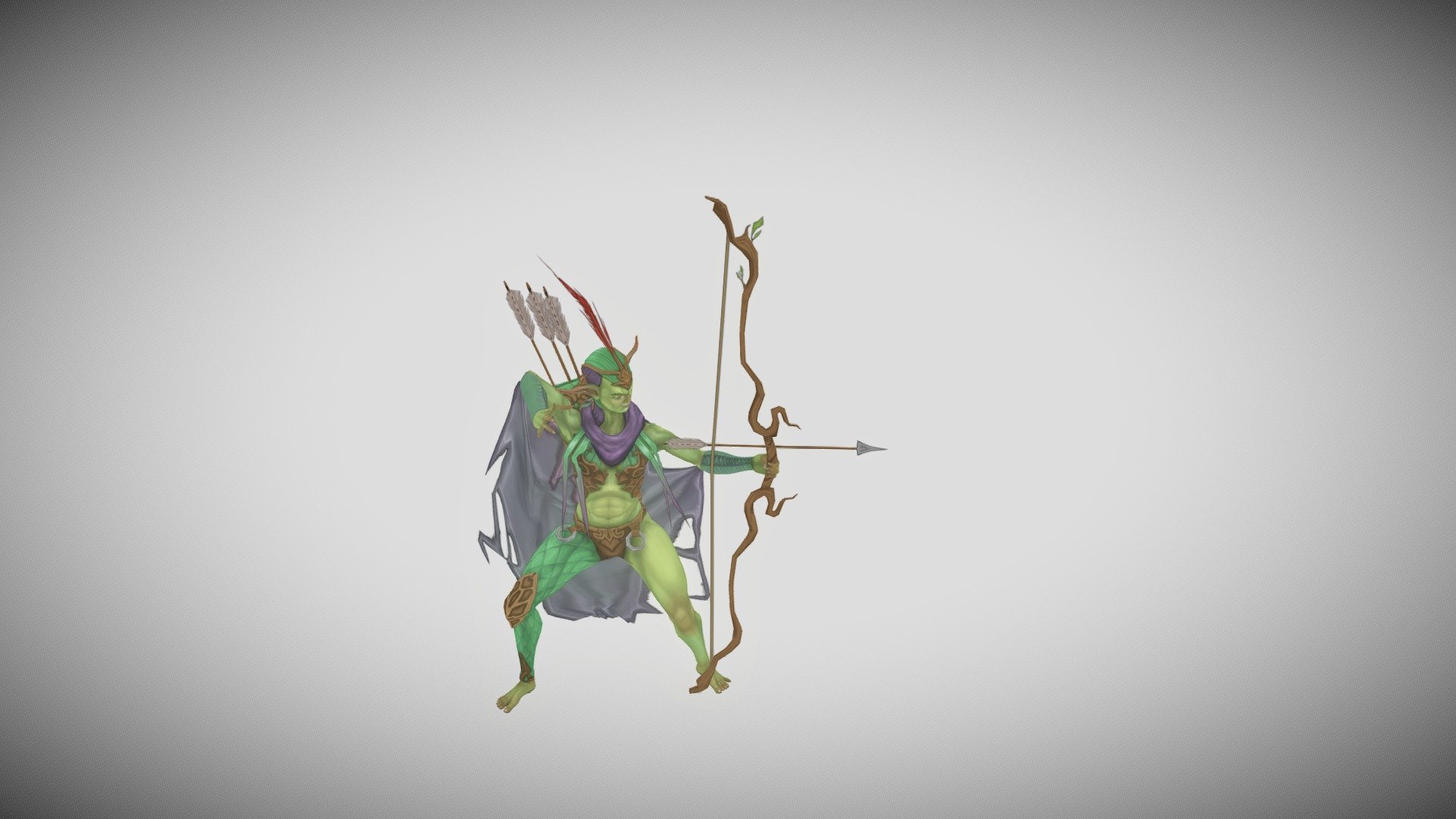 ElfWarrior - 3D model by Victor Pineda (@victorpineda) [9e91154 ...