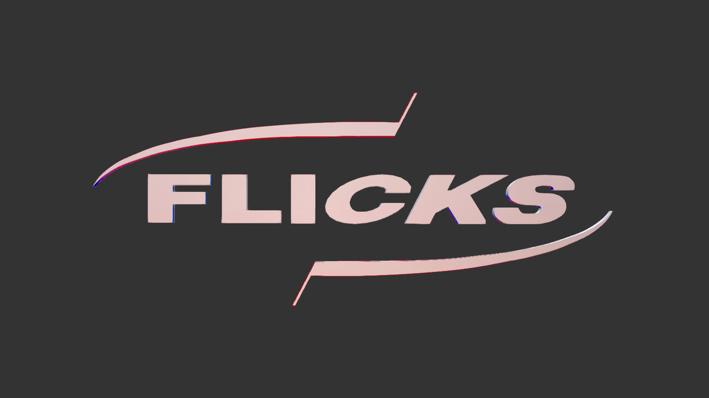 Flicks Logo - 3D model by SoCalKenny [9e92f7a] - Sketchfab