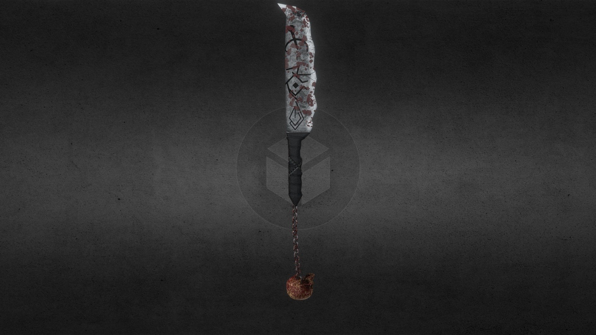 Blood Sword - 3D model by N8Skully [9e94104] - Sketchfab