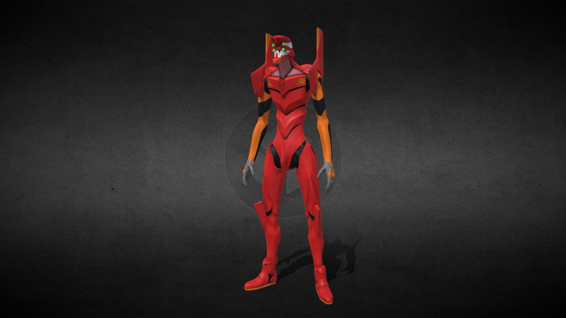 EVA_unit_02 - 3D model by macro45 [9e94f02] - Sketchfab