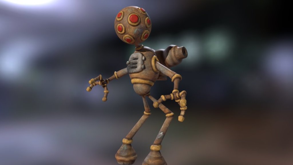 Steampunk Droid - 3D model by Richard Ruiz (@RichardRuiz) [9e95848 ...