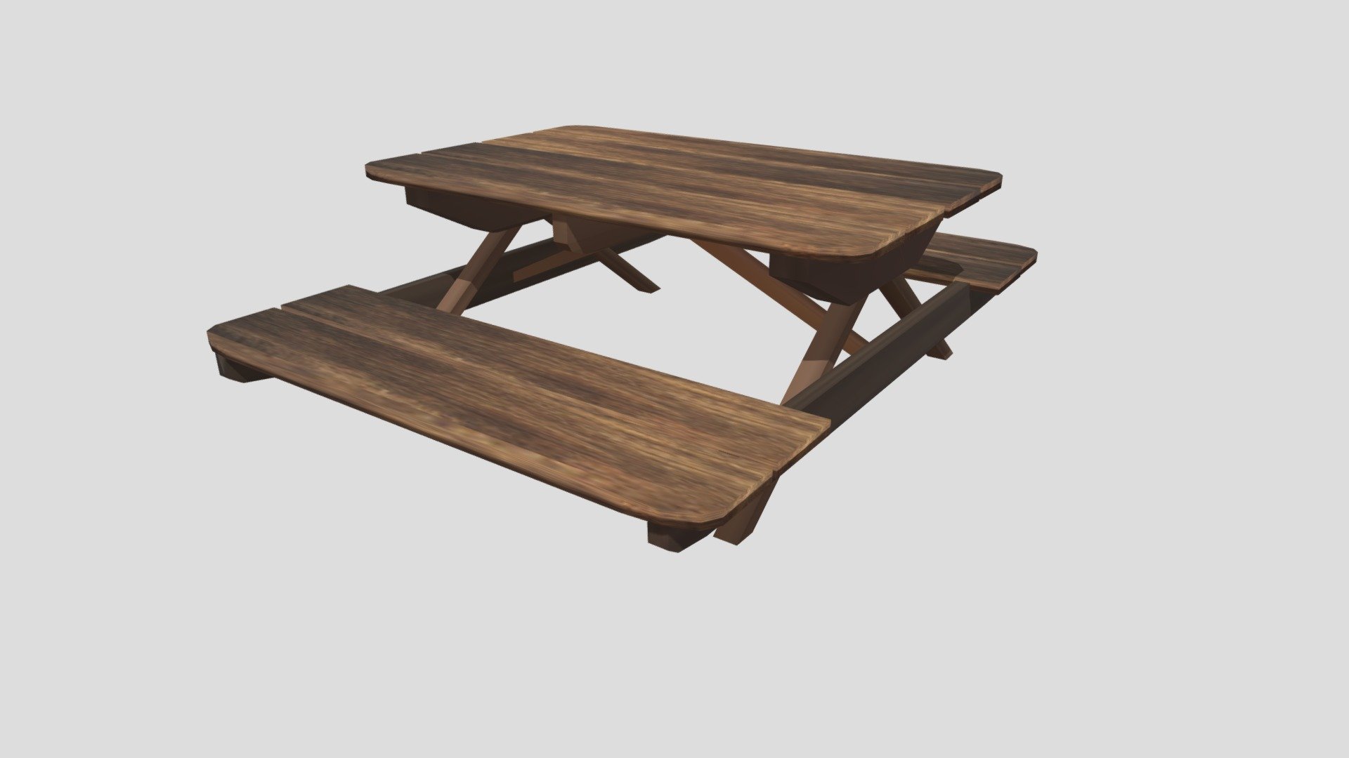 Picnic Table - Download Free 3D model by Kroko.blend (@jaromir ...