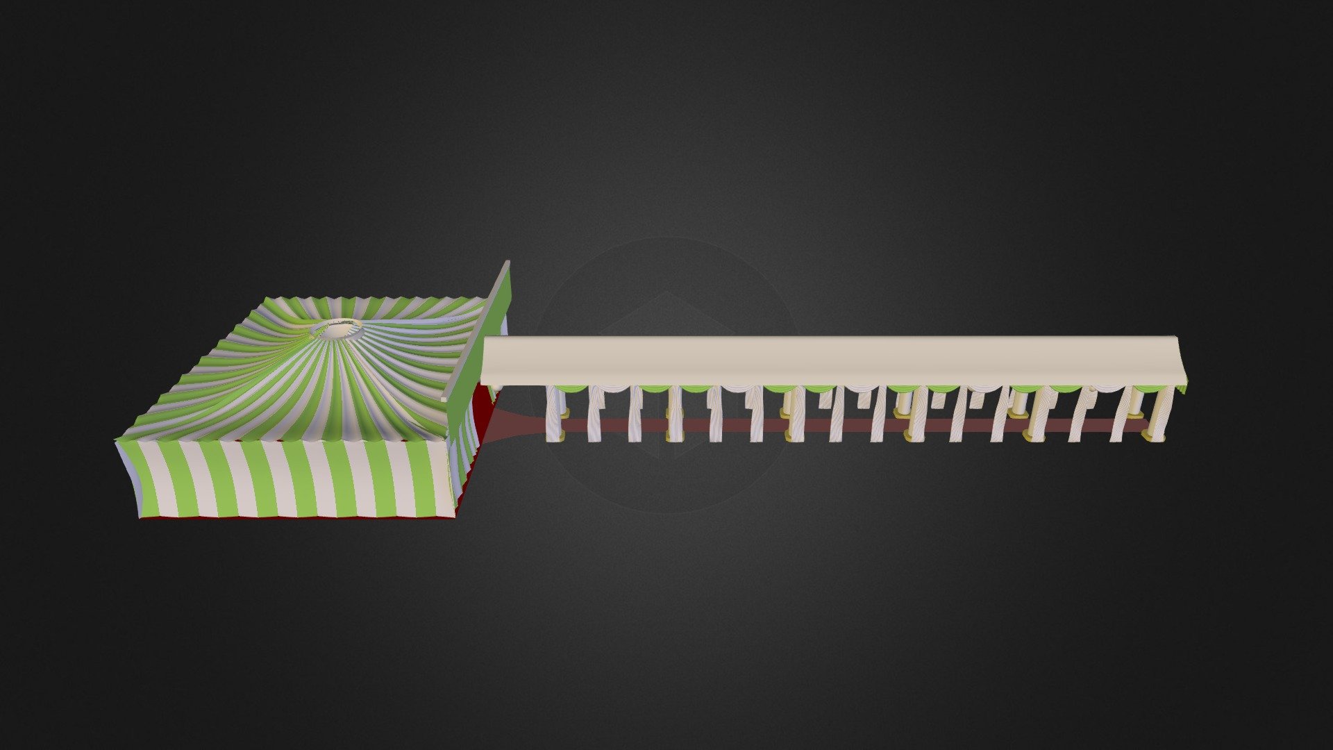 eating area - 3D model by indreep [9e962ae] - Sketchfab