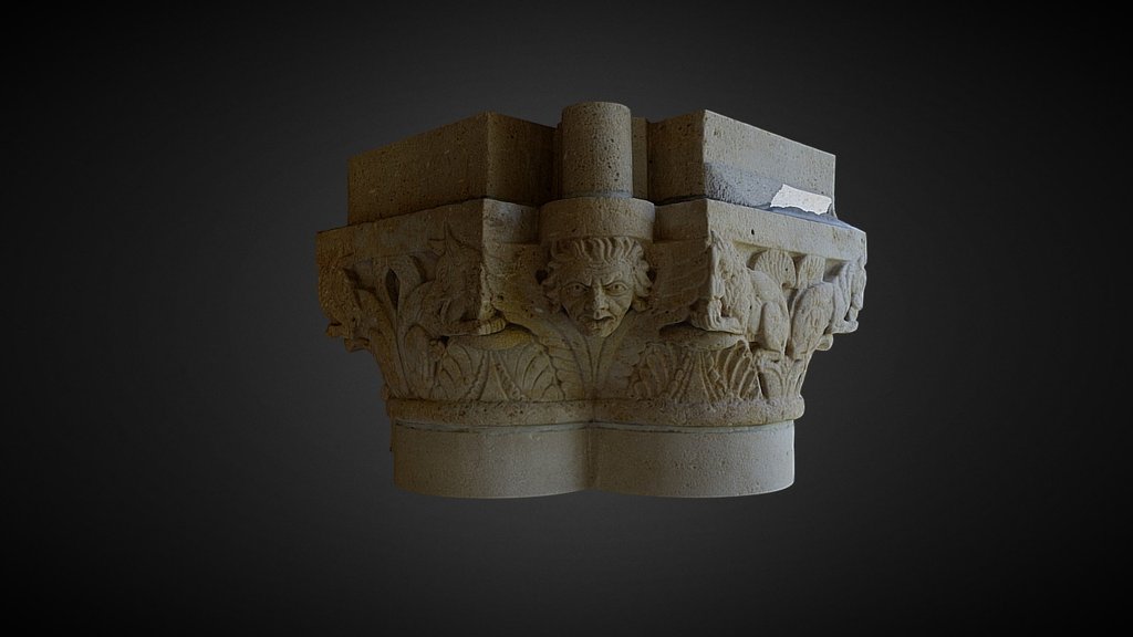 Column Capital Type 1 - 3D model by Heritage Documentation Programs ...