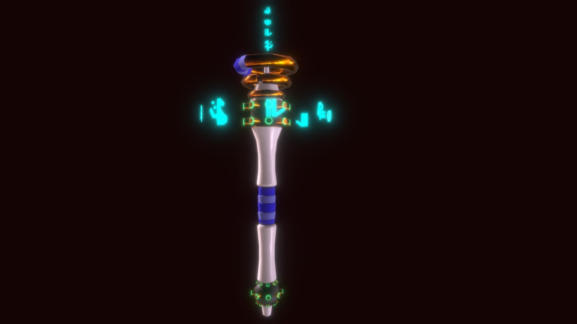 Scepter - 3D model by Thomas.Osterhammel (@Thost) [9e96b48] - Sketchfab