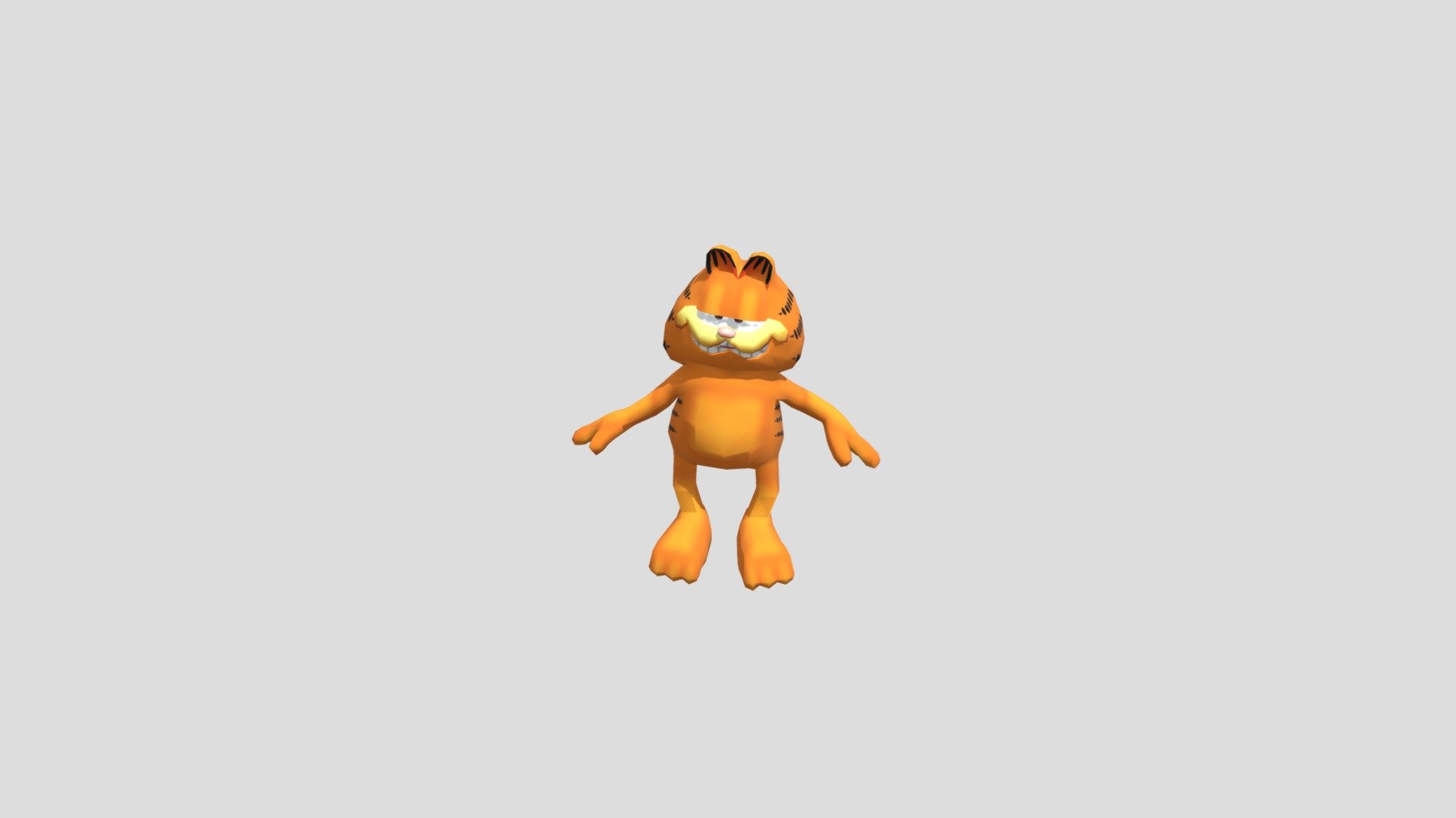 Garfield Facherito - Download Free 3D model by Di3g0 [9e98221] - Sketchfab
