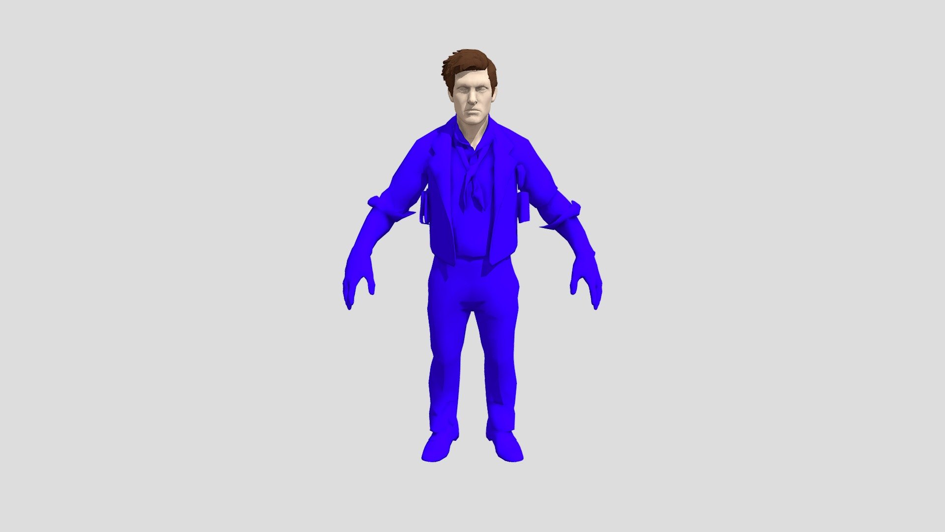 Booker DeWitt - Download Free 3D model by Helpy Bear (@Helpy-Bear ...