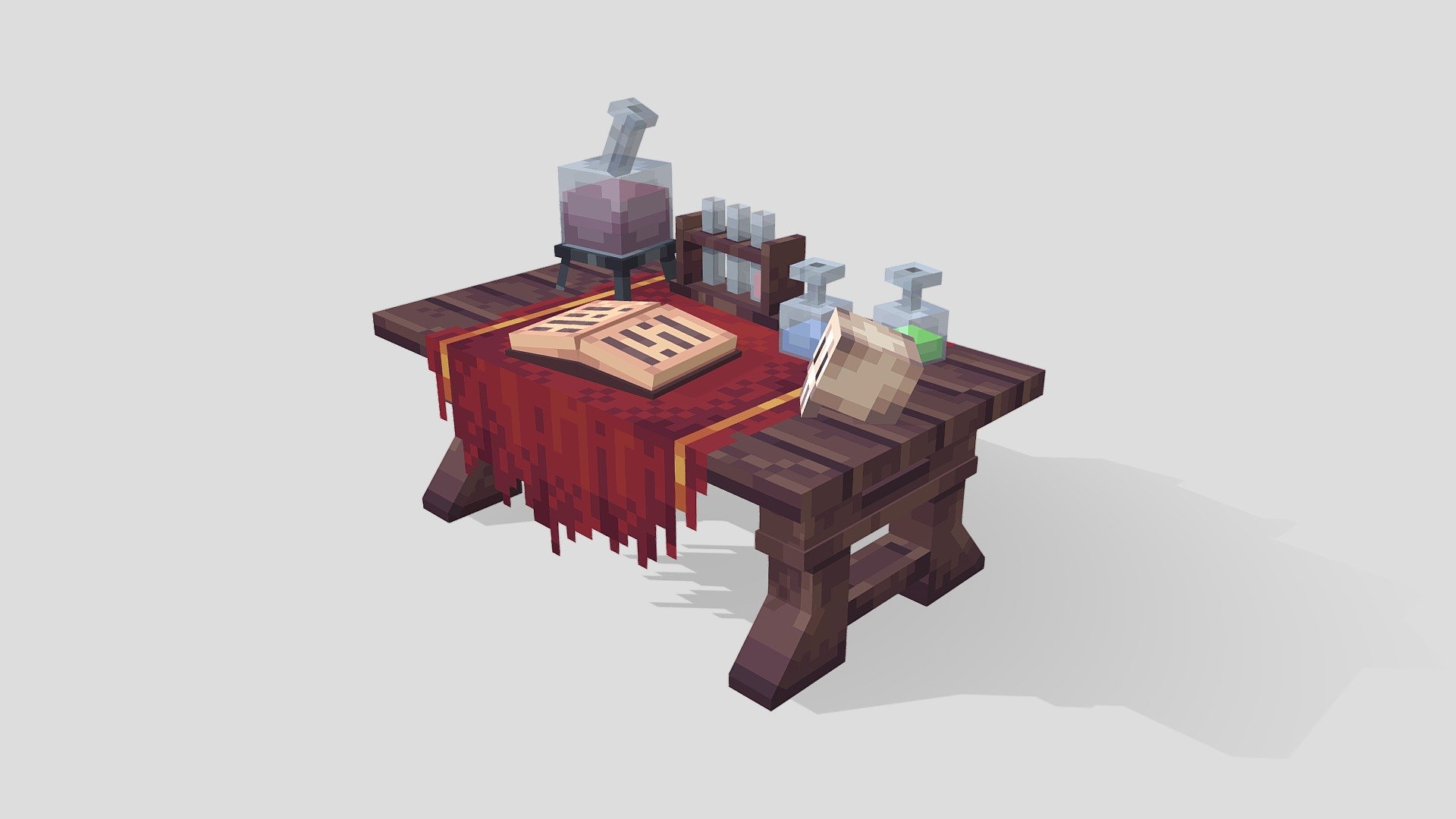 Alchemy Table - 3D model by Angelo (@angelopoly) [9e9a1c6] - Sketchfab
