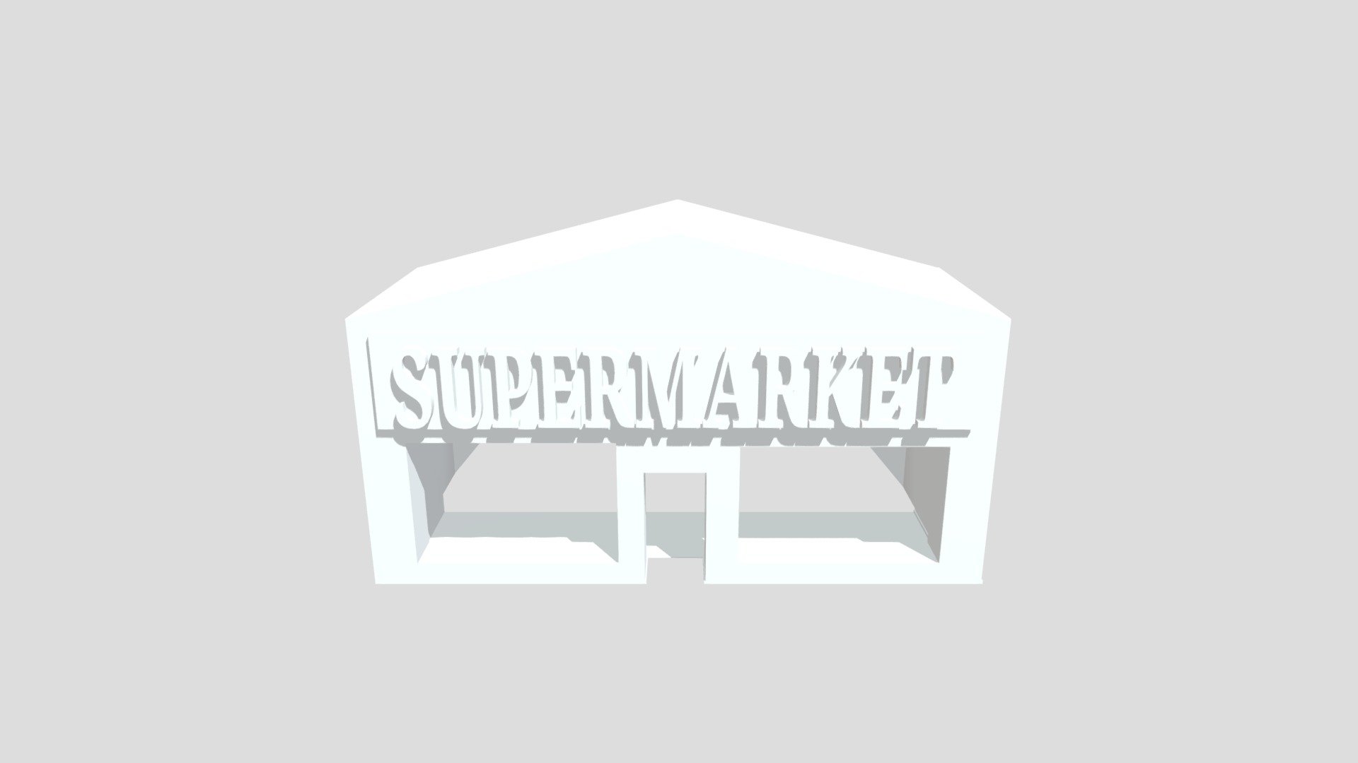 Supermarket - Download Free 3D model by yago-b.g. [9e9a25b] - Sketchfab