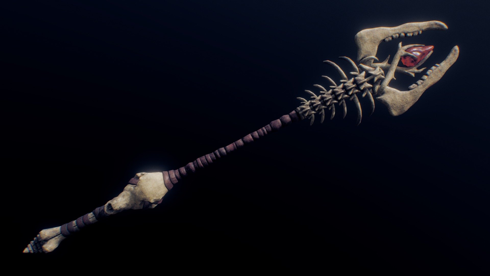 Destruction Staff - 3D model by Mikołaj Michalak (Nillusion) (@M ...