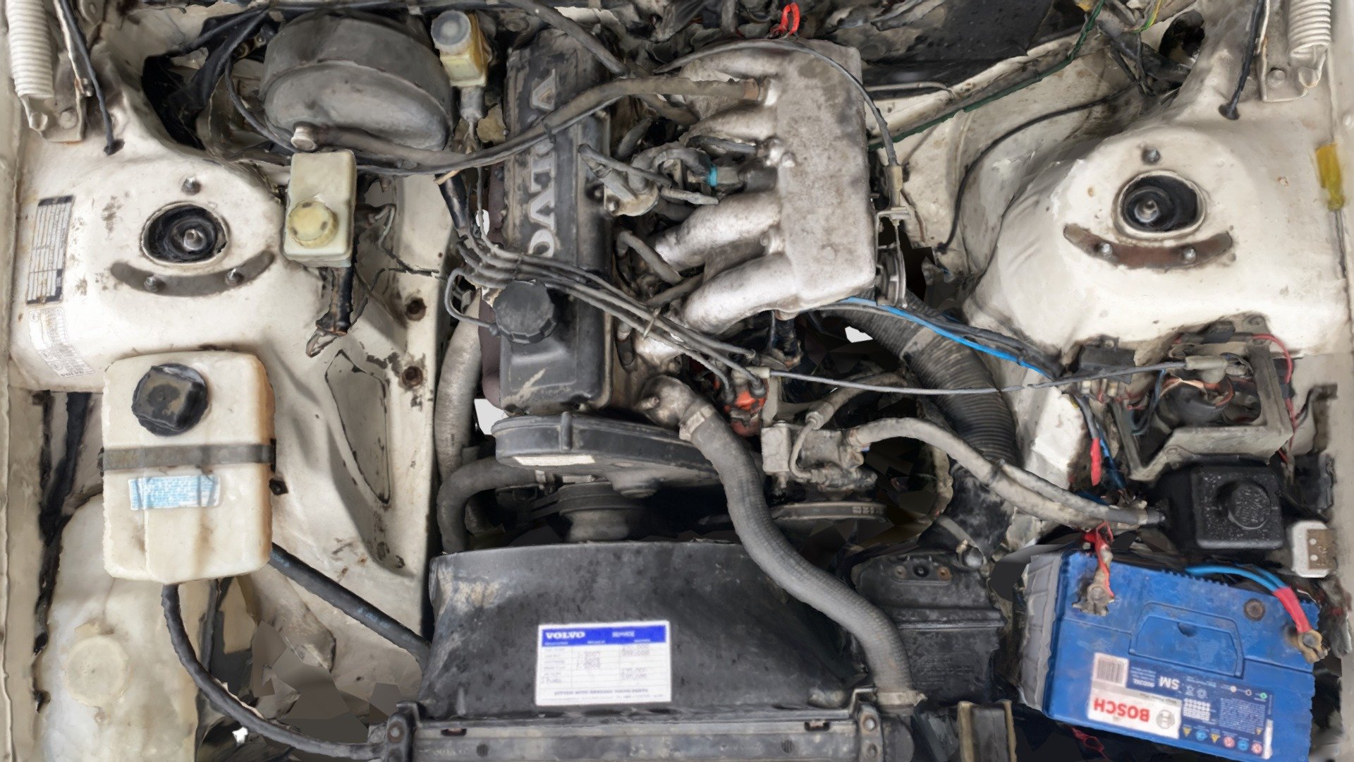 Volvo Engine Bay - Download Free 3D model by MattMakesSwords - Scans ...