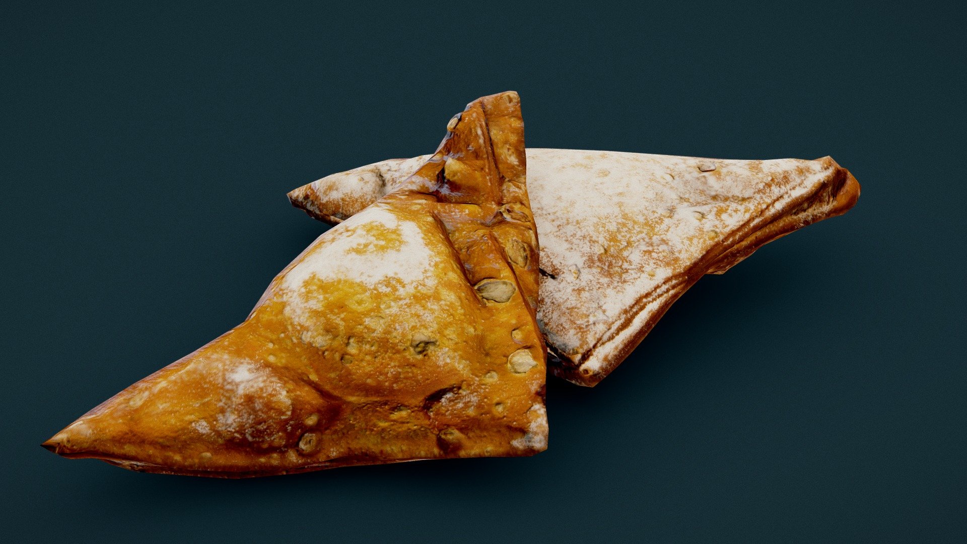 Ricotta Puff Pastry - Low Poly / Game Ready - Download Free 3D model by ...
