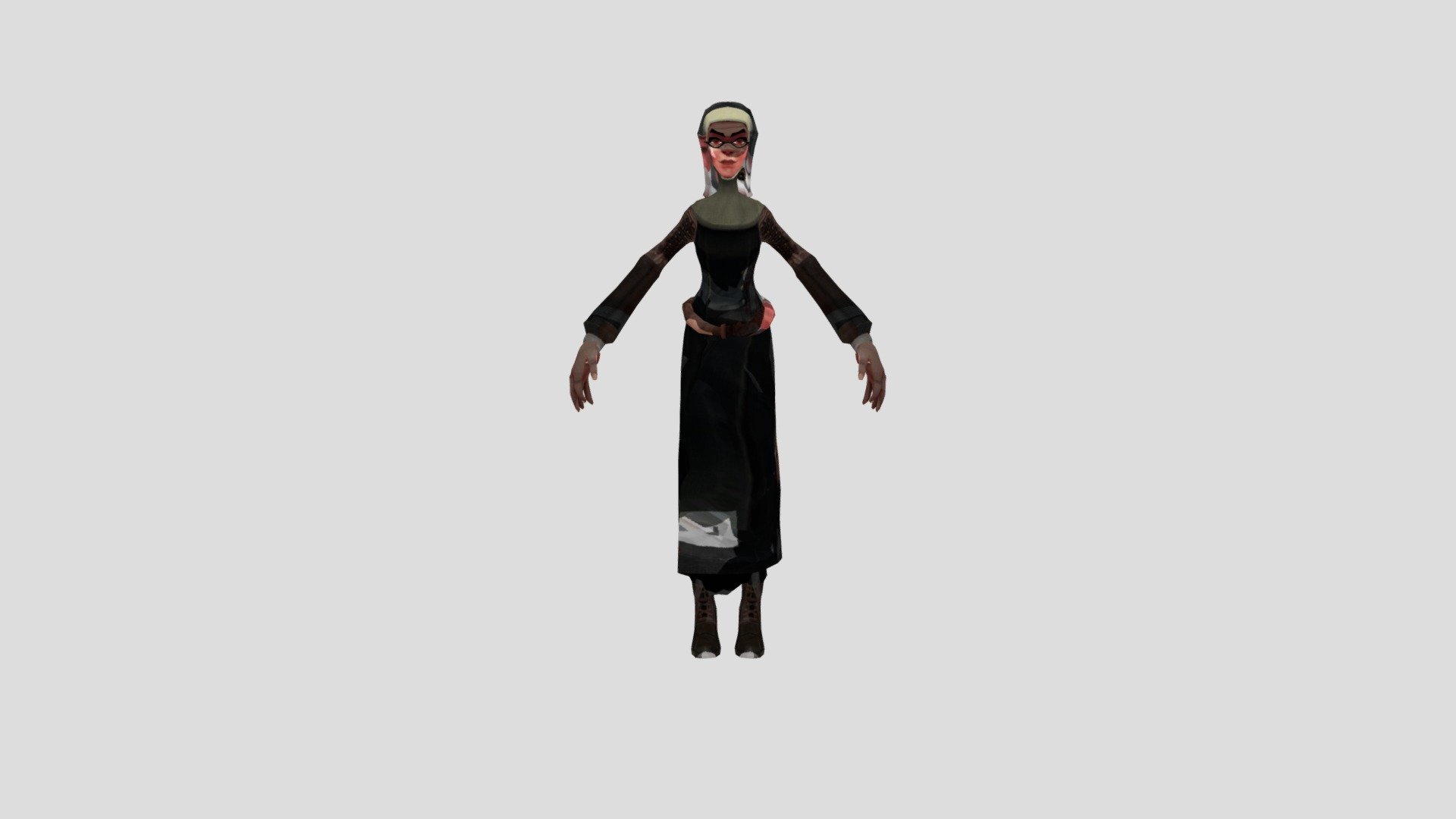 evil nun 2mod - Download Free 3D model by dallas.wilkerson [9ea099a] - Sketchfab