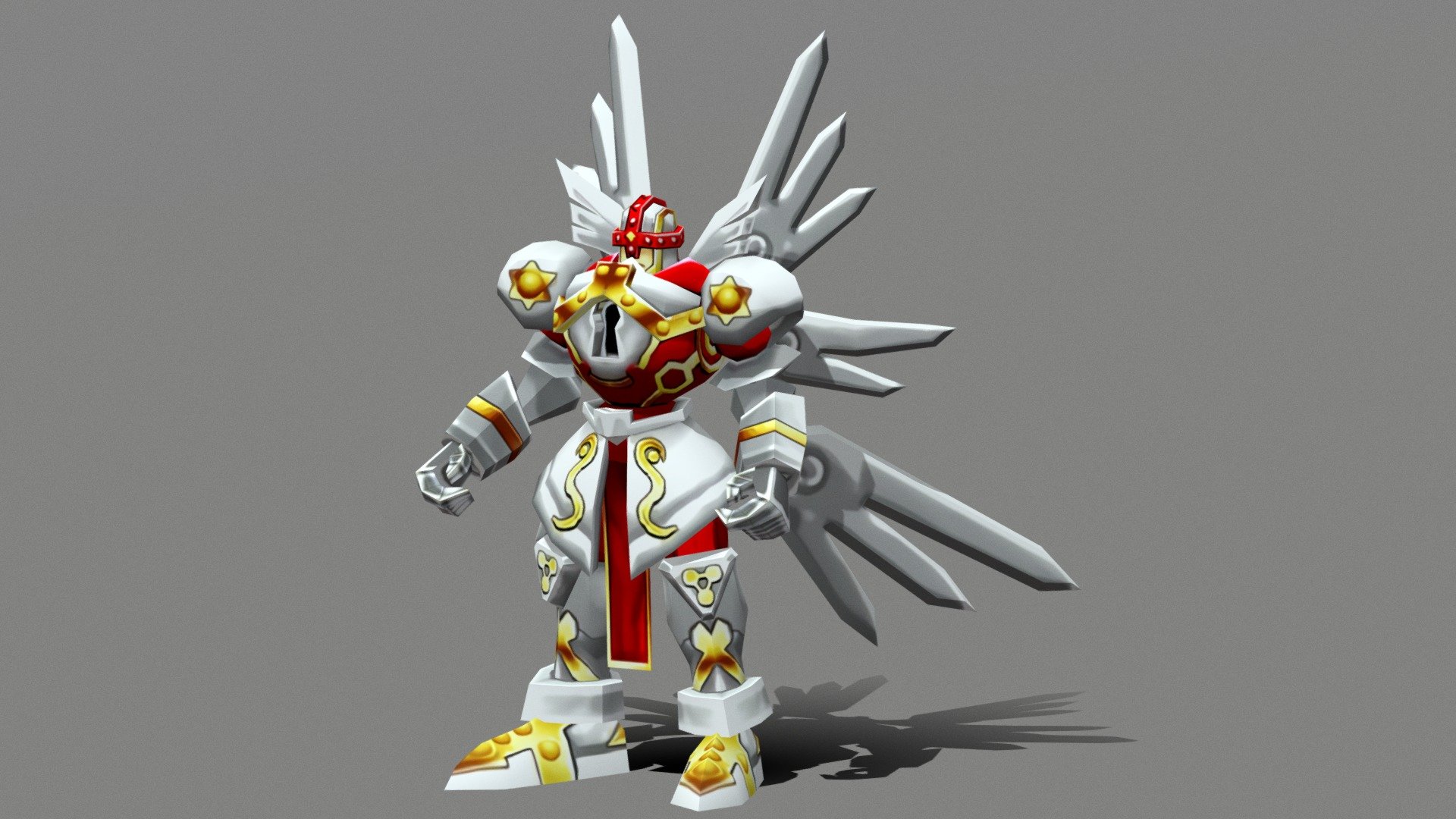 Clavis Angemon | Digimon World 4 - Download Free 3D model by ...