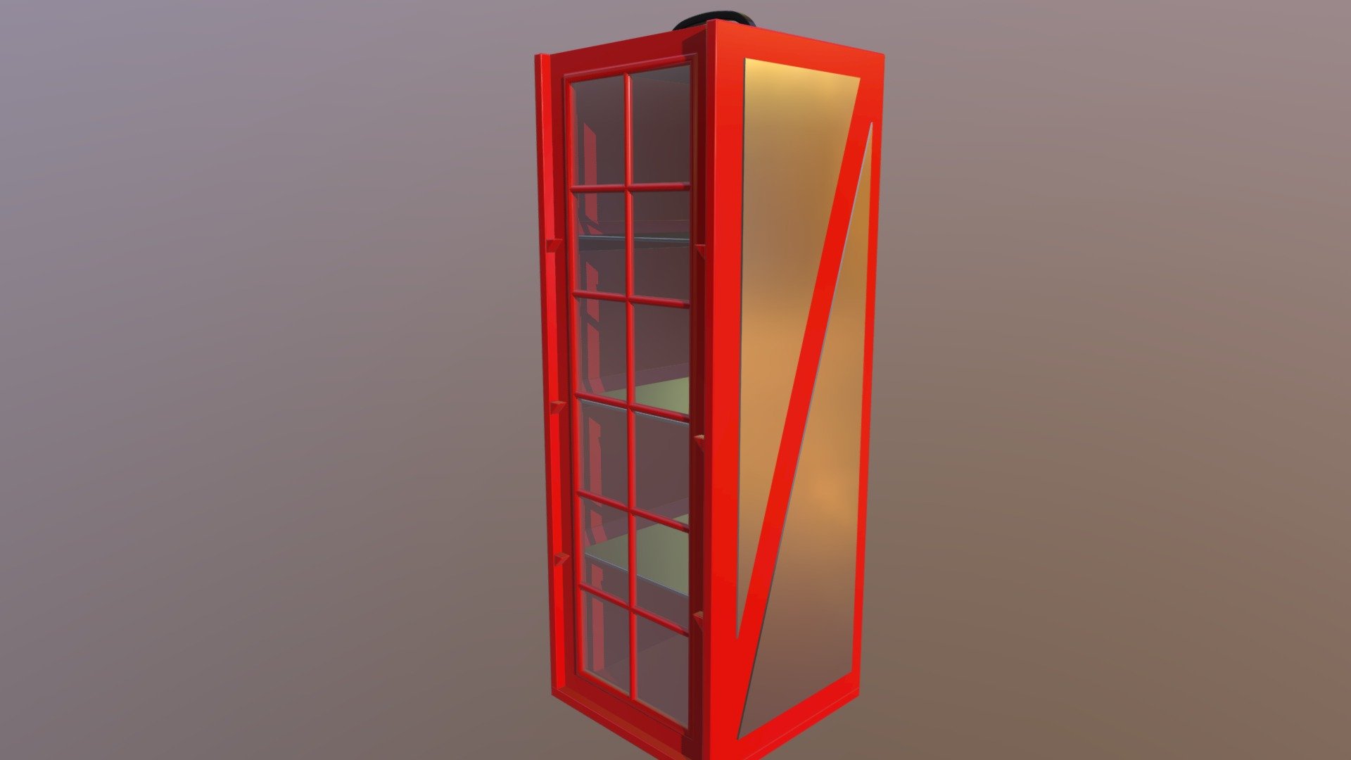 Telephone Box Sliding Cabinet - 3D model by merlinbuffetsystems ...