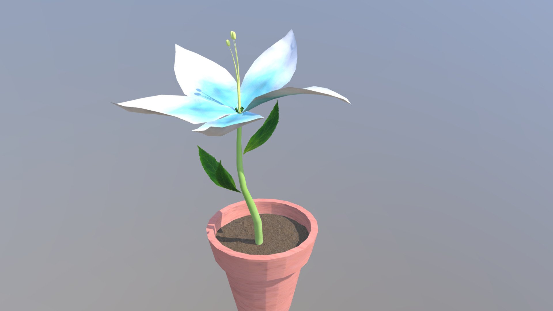 Connor C - Silent Princess/Blue Heart Lily - Download Free 3D model by ...